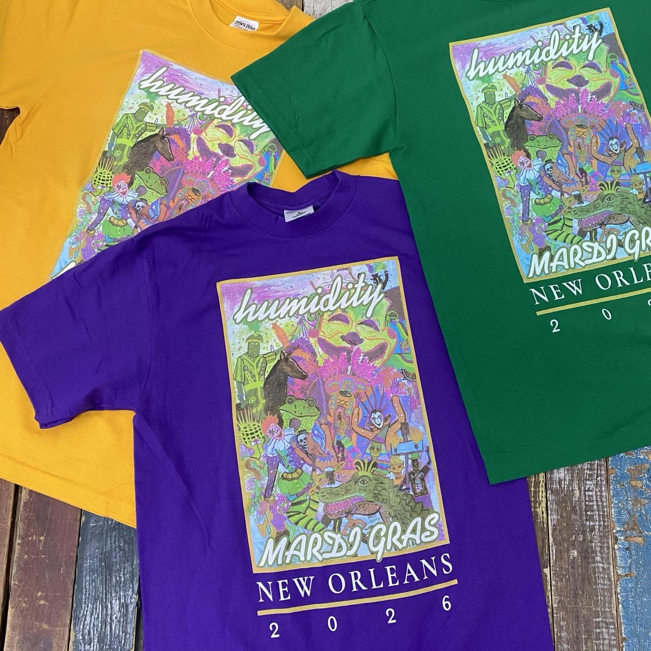 Mardi Gras Tee – humidity